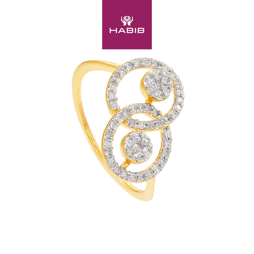 HABIB Diamond Ring in 375/9K Yellow Gold 271340125(YG) | Shopee Malaysia