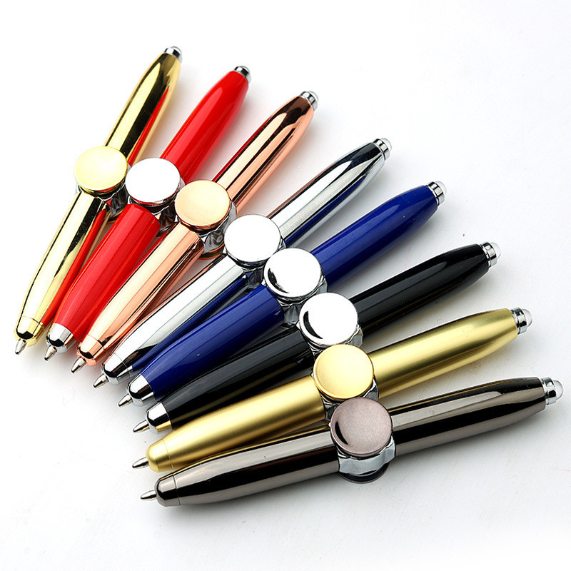 Fidget Spinner Ballpoint Pen Multifunctional Rotating Luminous ...