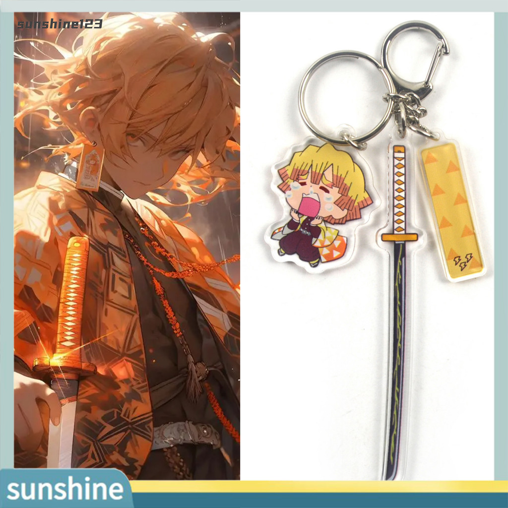 Anime Themed Keychain Anime Keychain Japanese Anime Acrylic Keychain ...