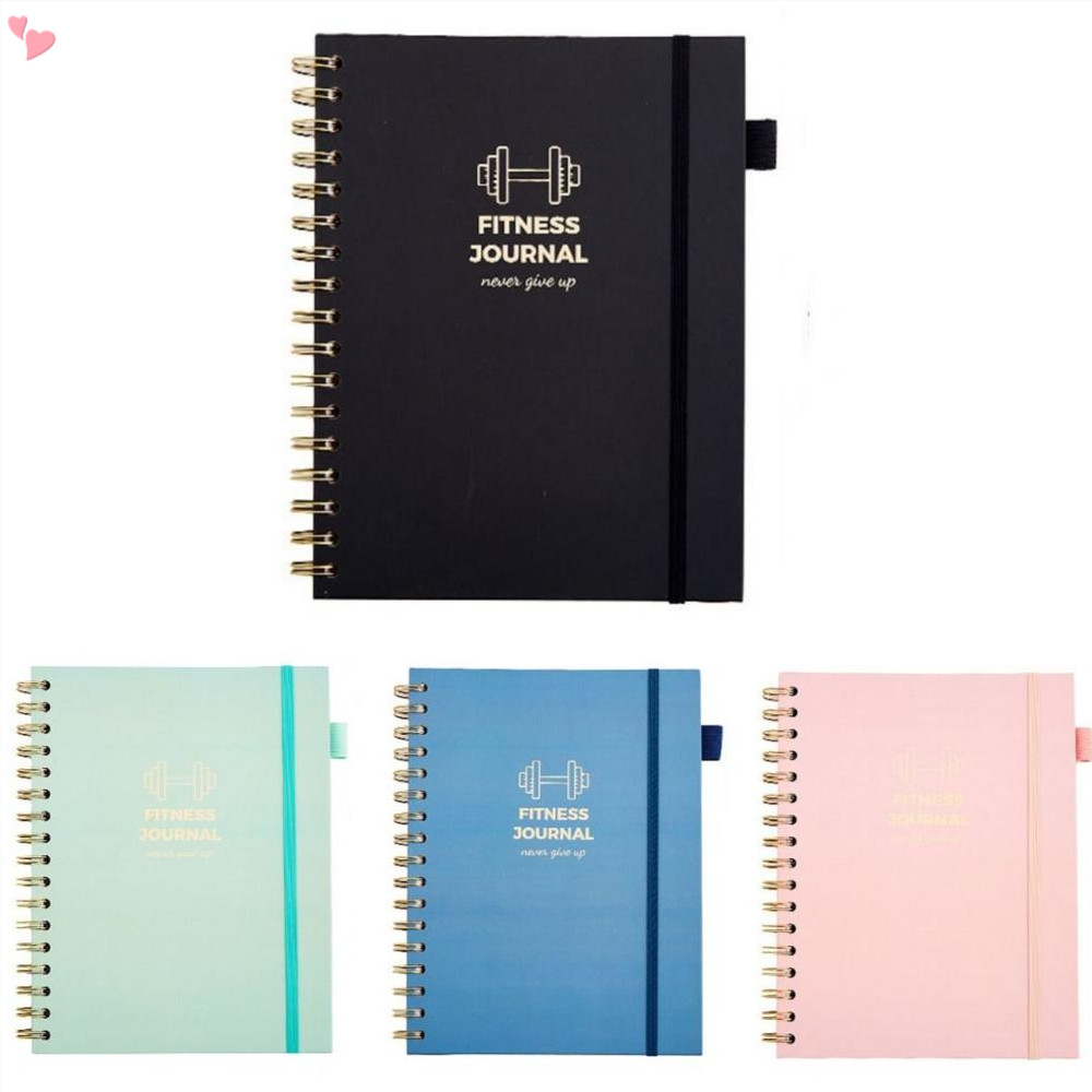 6.37”x8.86”Fitness Journal for Women & Men - Workout Log Book/Exercise ...