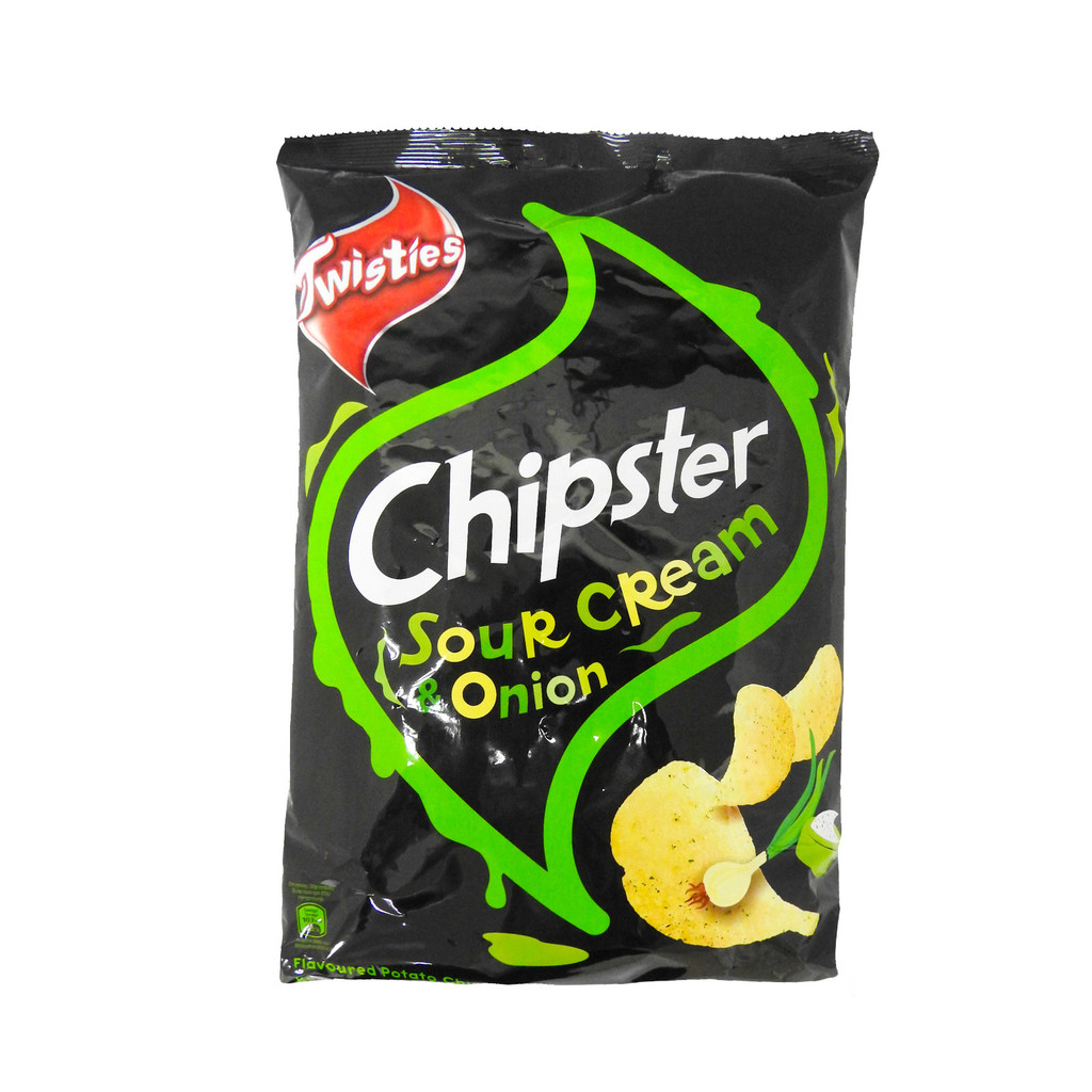 Twisties Chipster Potato (160g) - Chips Sour Cream & Onion | Shopee ...