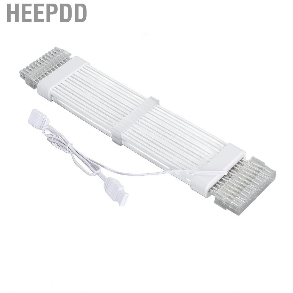HEEPDD 24 Pin RGB Power Extension Cable Kit ARGB 18AWG Silver Plated ...