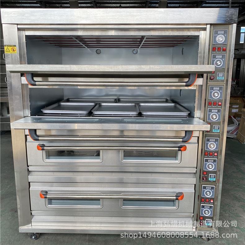 4-Lapisan 20-Dulang Ketuhar Elektrik Mesin Roti Pembakar Komer Kek Roti ...