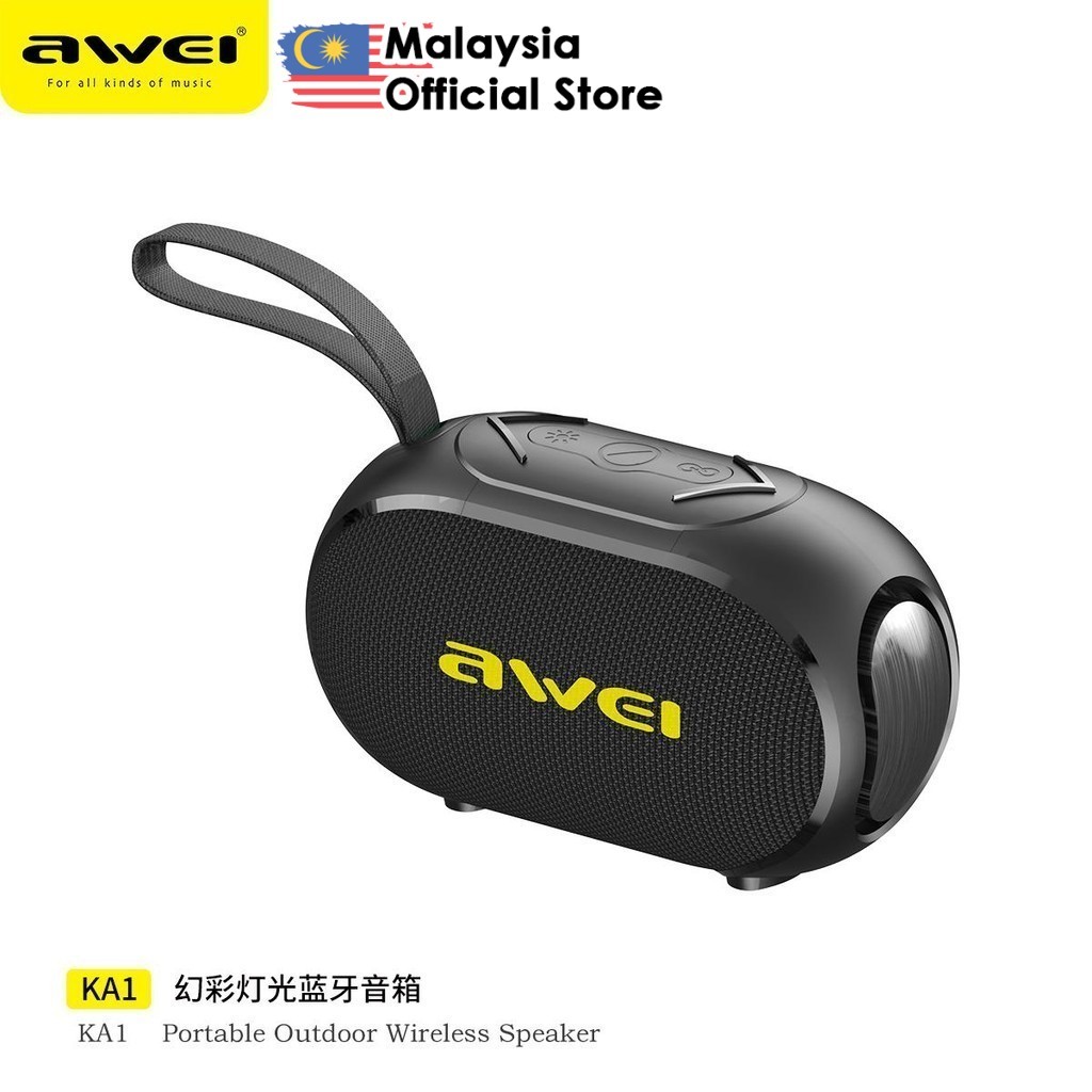 Awei KA1 TWS Bluetooth Speakers RGB Wireless Speaker IPX5 Waterproof Full Surround Sound ...