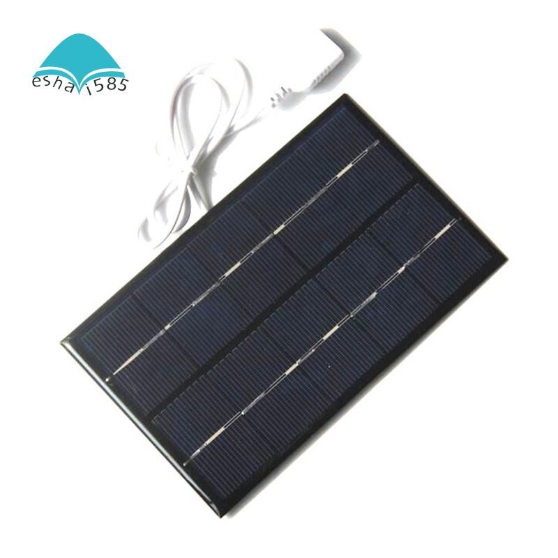 2W 5V 380MA USB Mini Solar Panel Module DIY Polysilicon Solar Cell ...