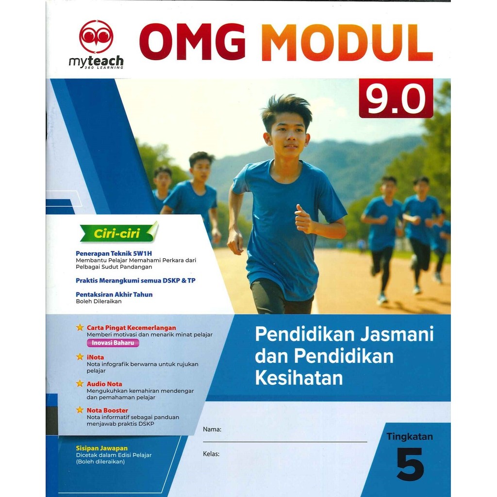 OMG MODUL 9.0 PENDIDIKAN JASMANI DAN PENDIDIKAN KESIHATAN TINGKATAN 5 | Shopee Malaysia