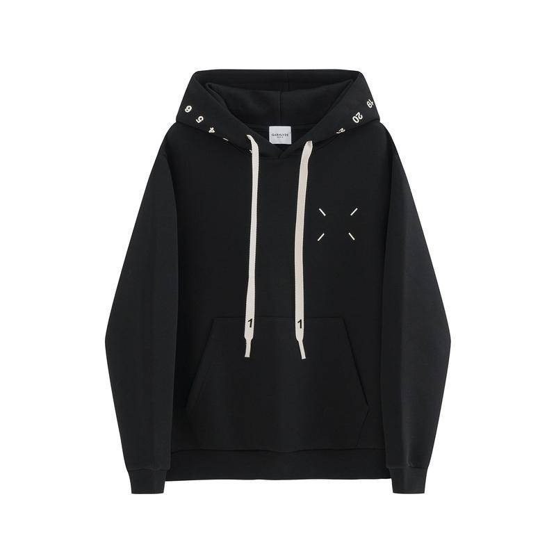 mm6 numbers logo embroidery and print stitching hoodie | Shopee Malaysia