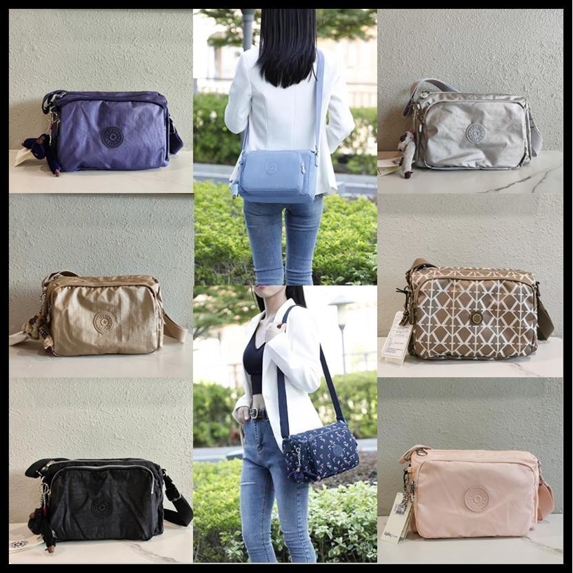 Kipling Classic Style Fashion Female Bag Messenger Bag/Nylon Waterproof ...