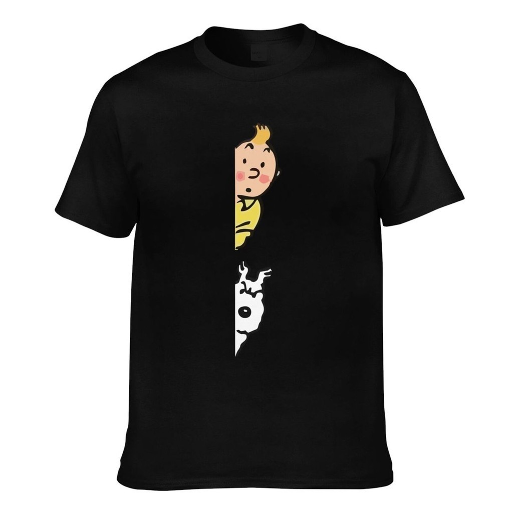 Tintin And Snowy The Adventures Of Tintin Comfortable Fit Mens T-Shirt ...