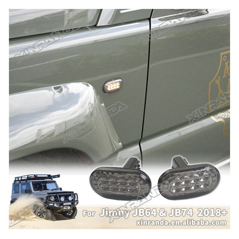 2pcs Car Side Marker Light 8 LED Turn Signal Light Lamp for Suzuki Jimny JB64 JB64W JB74 JB74W ...