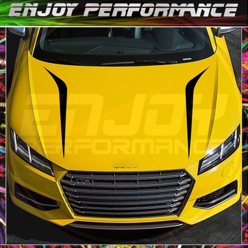 2PCS Car Hood Cover Stickers Audi BMW d Volkswagen Toyota Mercedes Benz ...