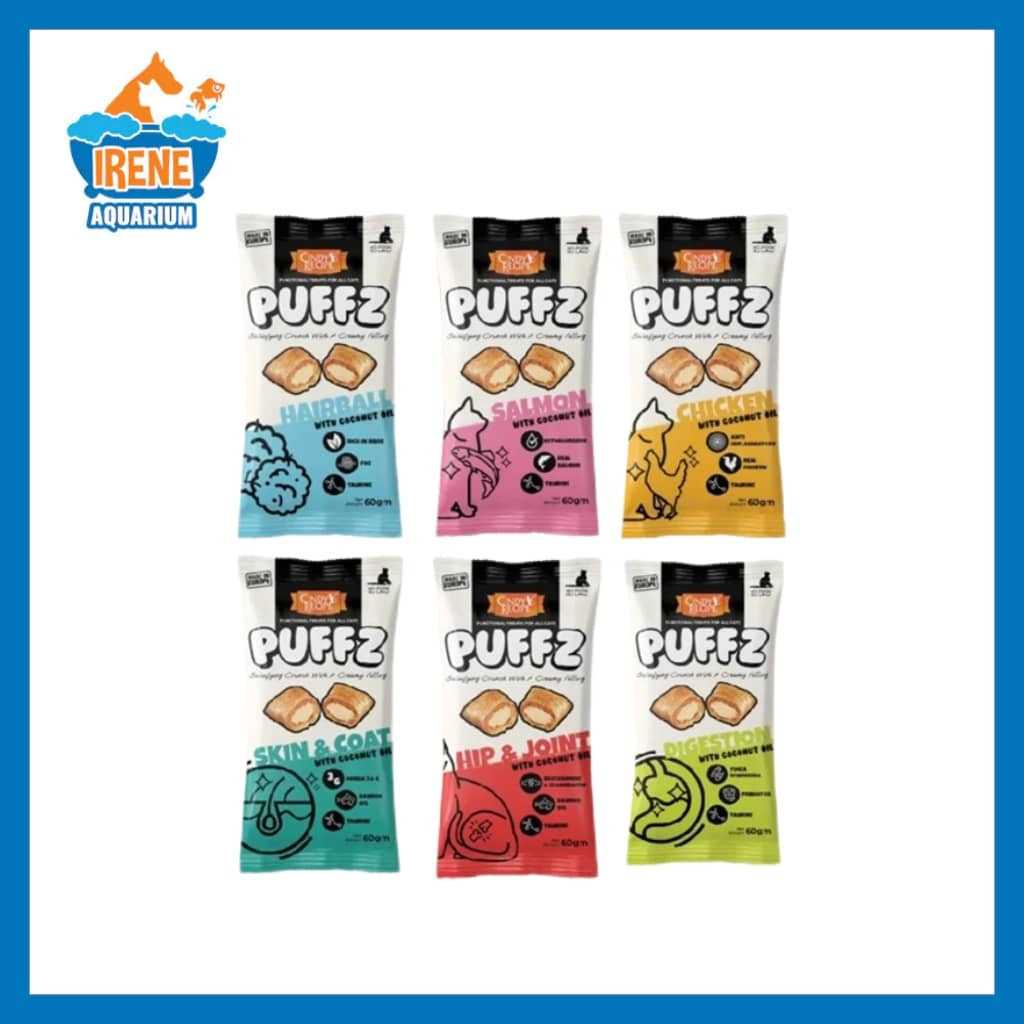 Cindy's Recipe Puffz Cat Treats 60g | Shopee Malaysia