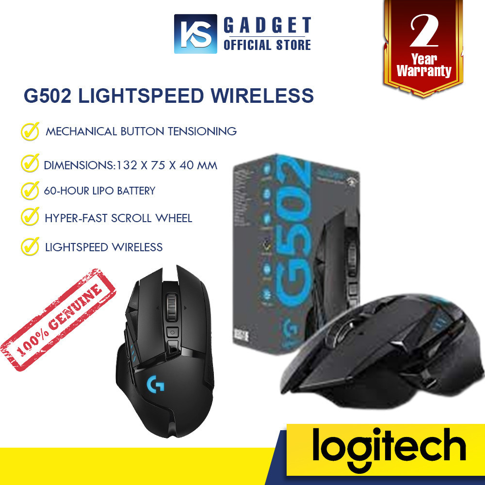 LOGITECH G502 LIGHTSPEED WIRELESS GAMING MOUSE | Shopee Malaysia