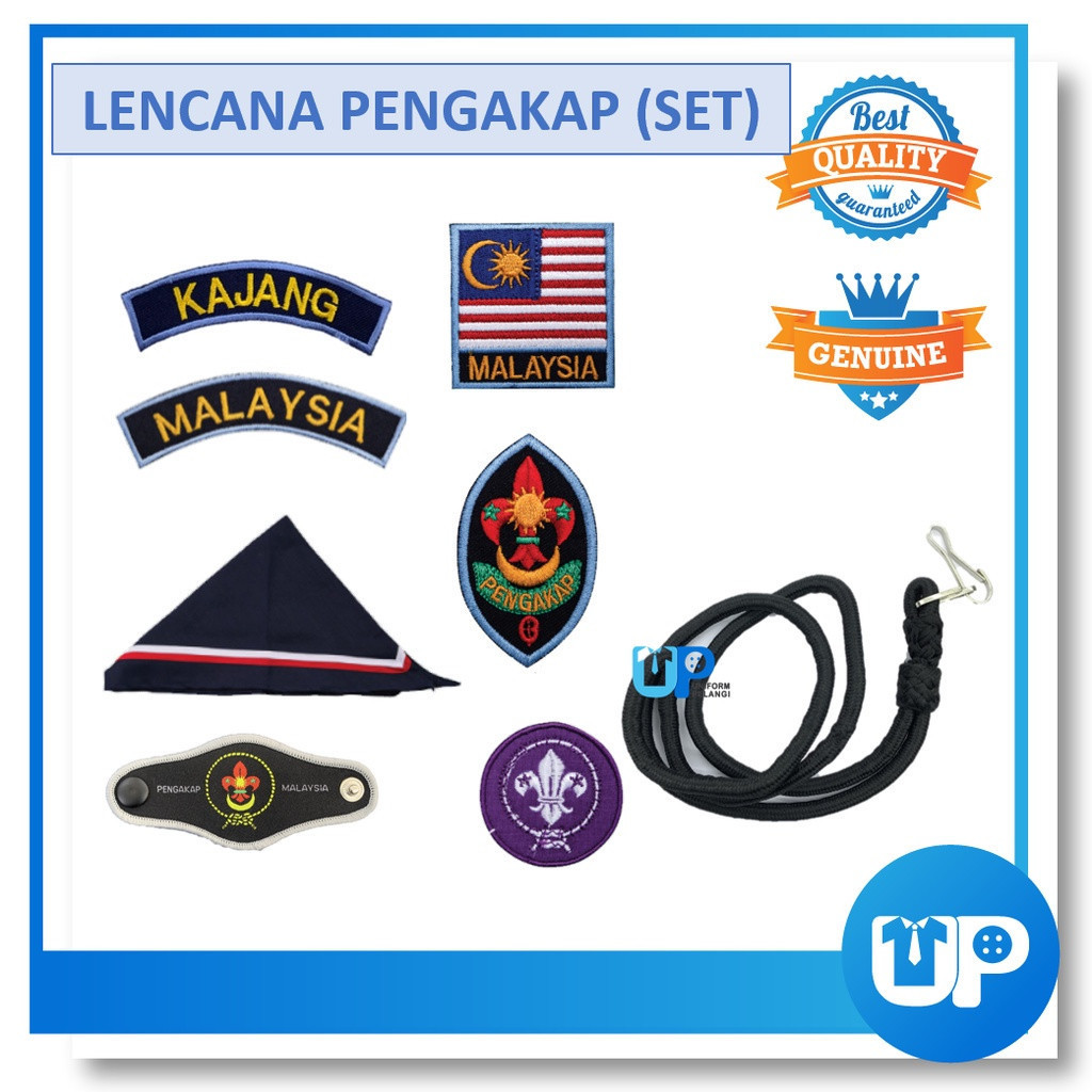 Murid Lencana Pengakap FULL SET 100% Original Pelajar Scouts Students ...