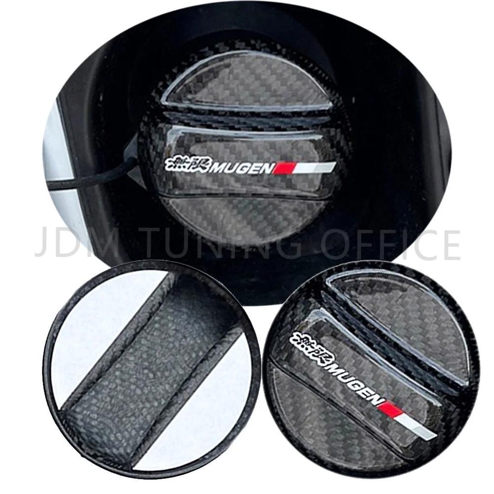 Real Carbon Fiber Mugen Gas Fuel Oil Tank Cover Cap Car Oil Filler ...