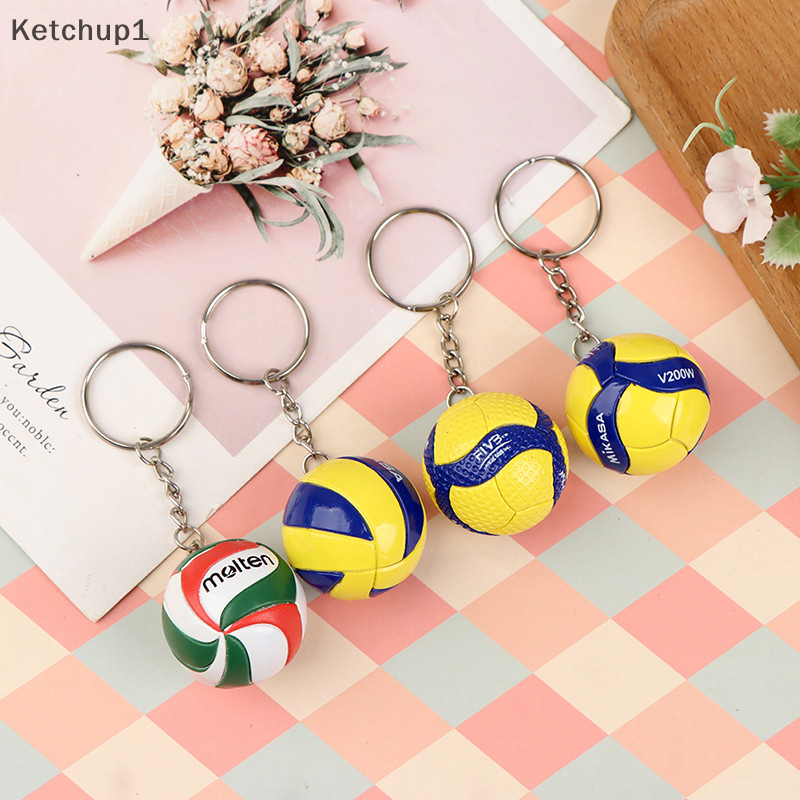 Ketchup1 Volleyball Keychain Ornaments Business Volleyball Gifts Beach ...