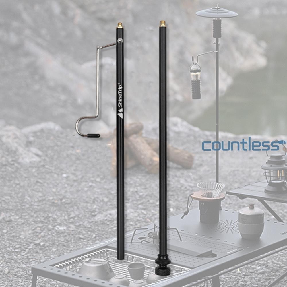 Lamp Post Pole Aluminum Alloy Hanging Light Stand Holder with Hook for ...