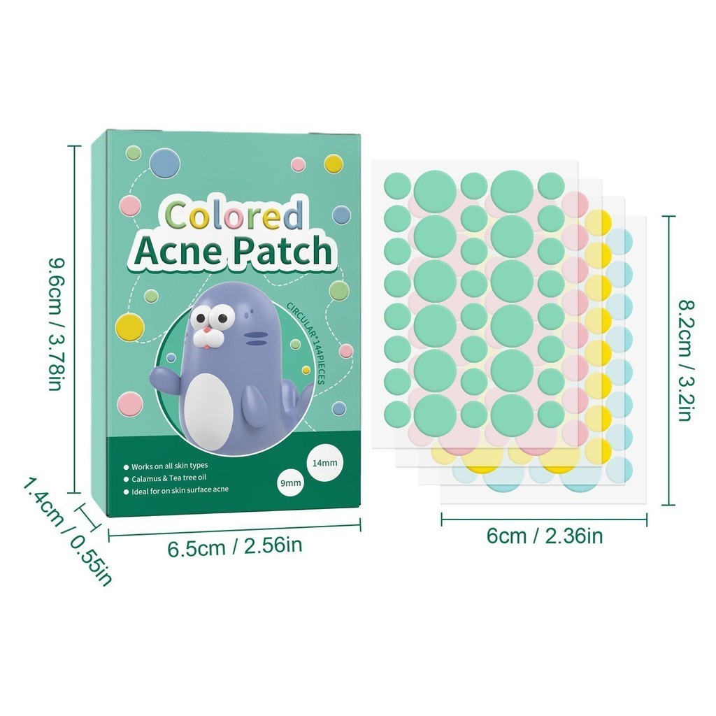 Big Zit Patches 144pcs Pimple Remover for Zit Absorbing Skin-Friendly ...
