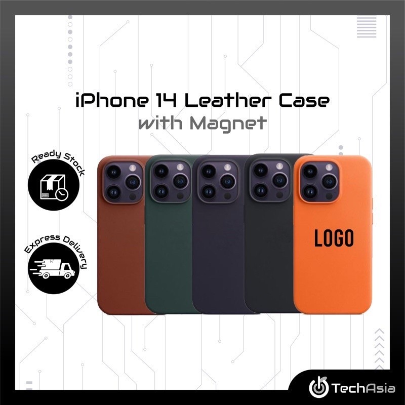 Magnetic iPhone 14 Leather Casing for iPhone 14 14 Pro Max 14 Pro 14 ...