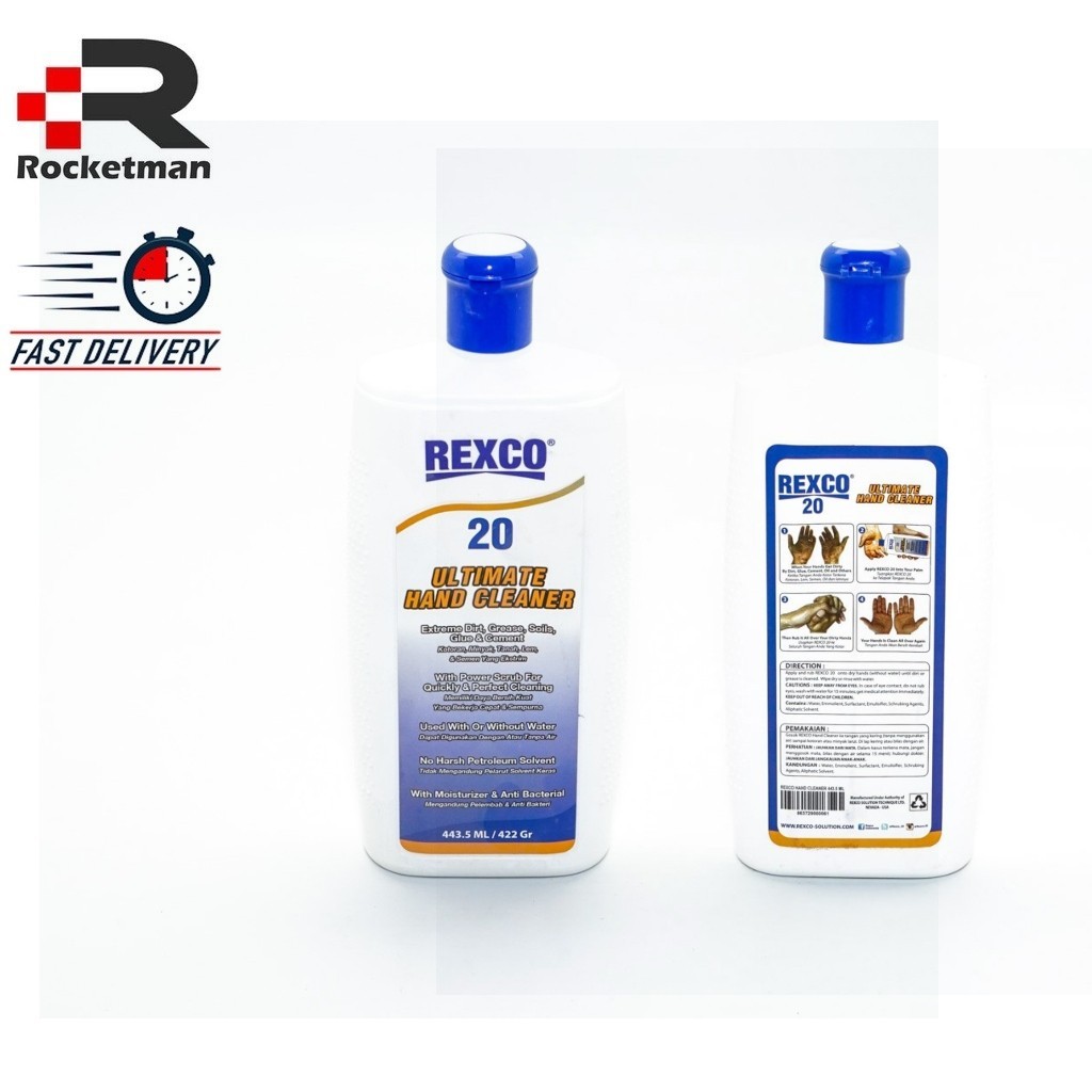 REXCO 20 ULTIMATE HAND CLEANER (443.5ML) | Shopee Malaysia