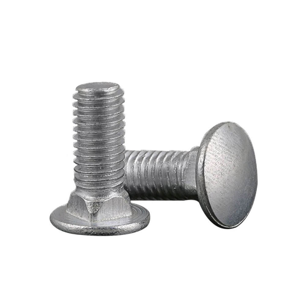 Galvanized Carriage Bolt White Galvanized Semicircle Head Square Neck ...