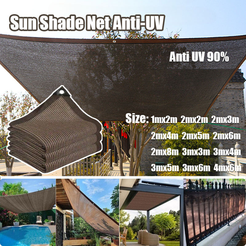 Sun Shade Net Anti-UV HDPE Sunscreen Sunblock Shade Cloth Net Outdoor ...