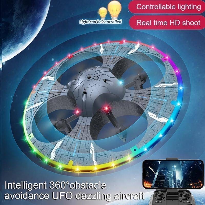 UFO RC Mini Quadcopter Induction Drone 4K Intelligent Remote Control ...