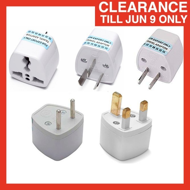 (HIGH QUALITY) EW Universal Travel Plug Socket Adapter Converter for ...