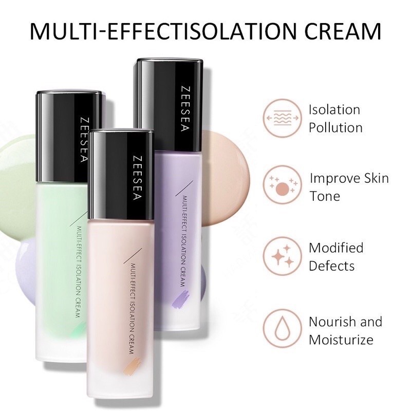 ZEESEA Face Primer Makeup Base Primer Isolation Cream Concealer Tone-up | Shopee Malaysia