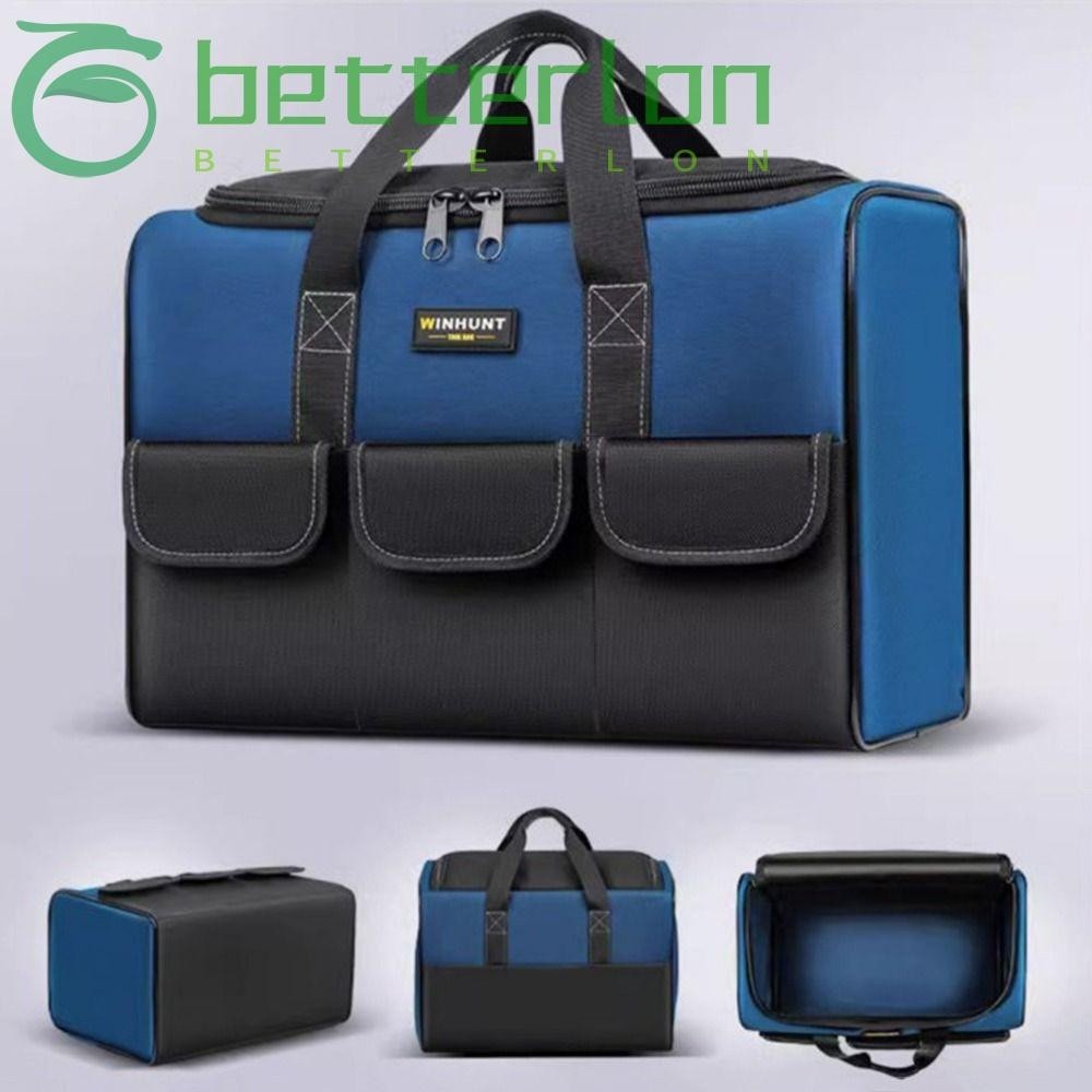 BETTER-LONTIME Square Tool Bag, Multi Pockets Toolkit, Portable ...