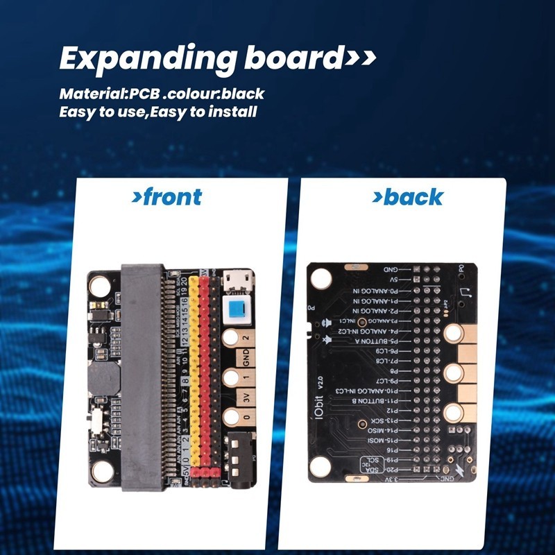For Microbit Expansion Board IO BIT V2.0 Horizontal Adapter Plate | Shopee Malaysia