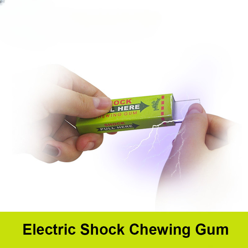 Electric Shock Chewing Gum Prank Toys Close-up Magic Tricky Props ...