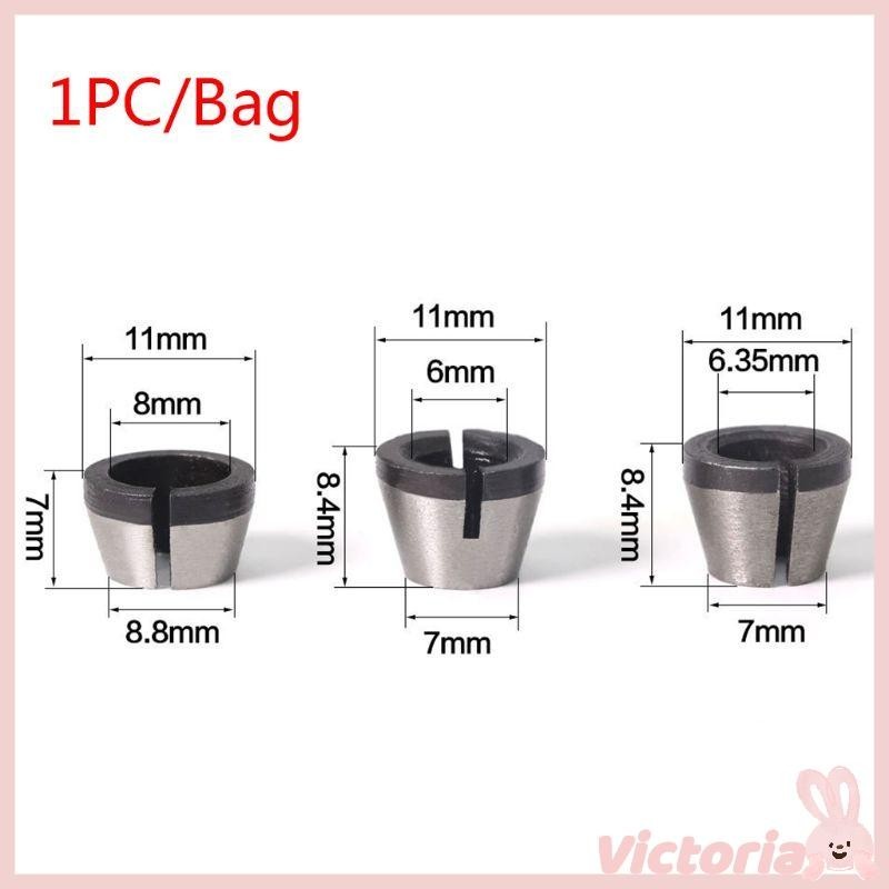 VIC 6mm 6 35mm 8mm Collet Chuck Adapter Engraving Trimming Machine ...