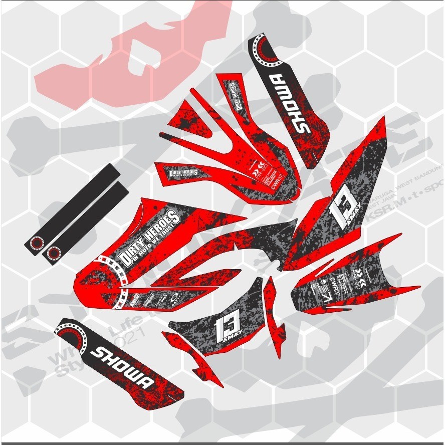 Decal/sticker WR155/CRF/Gordon/dtracker/KLX BF-CRF150L full body can be ...
