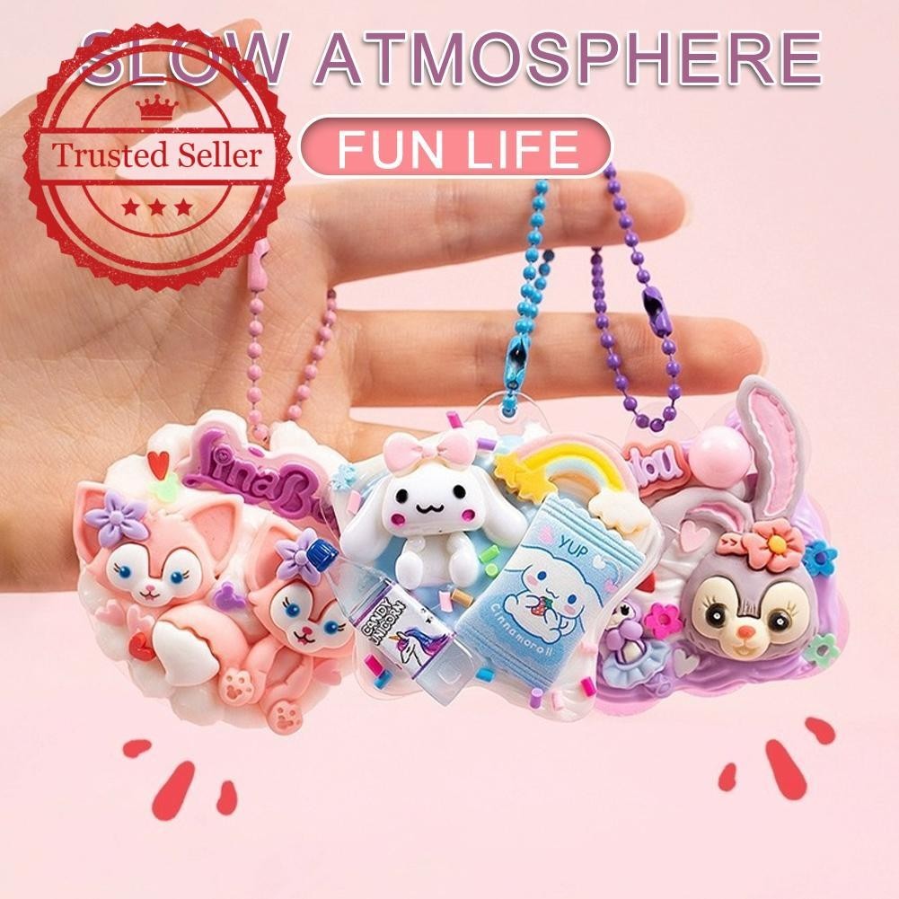 Handmade Guka Card Sticker Set With Diy Keychain Creative Goo Card ...