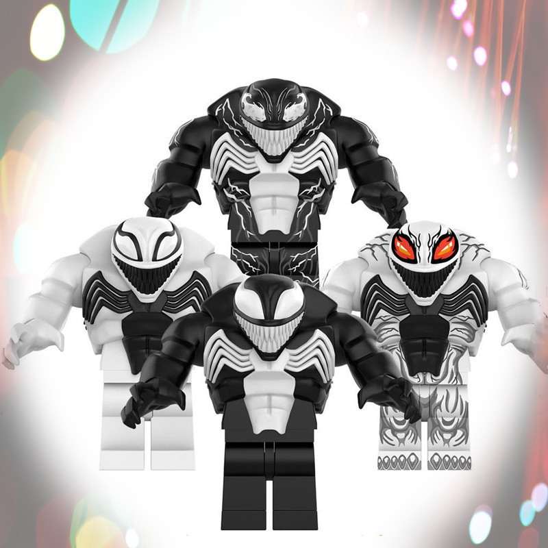 Movie Mini Character Super English Series Venom Serum Assembly Mini ...