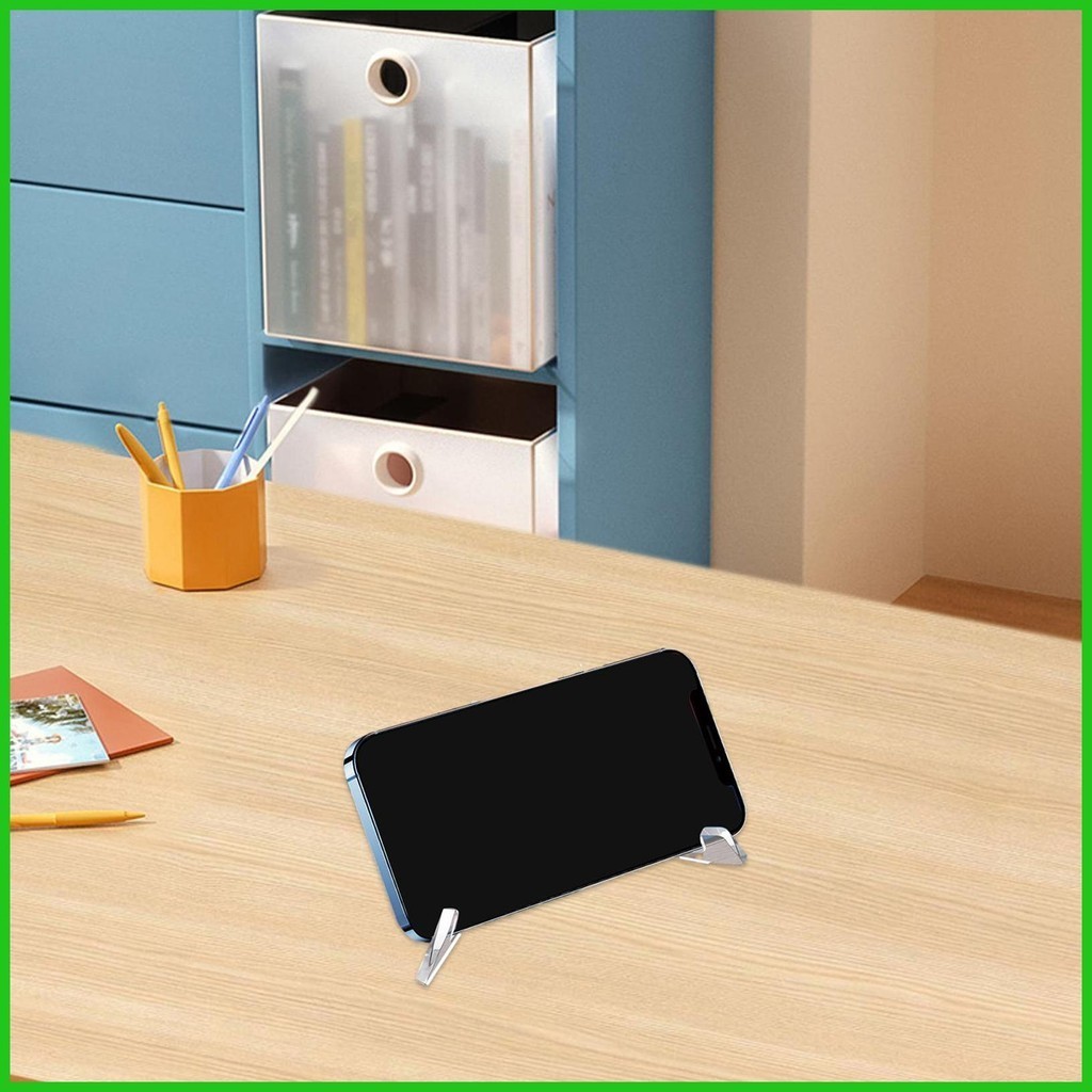 Standing Photo Holder Clear Acrylic Cell Phone Holder Plate Display ...