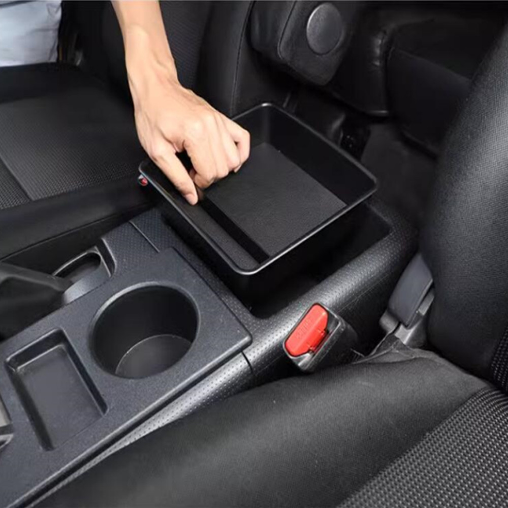 For Toyota FJ Cruiser 2007-2021 Black ABS Car Center Console Armrest ...
