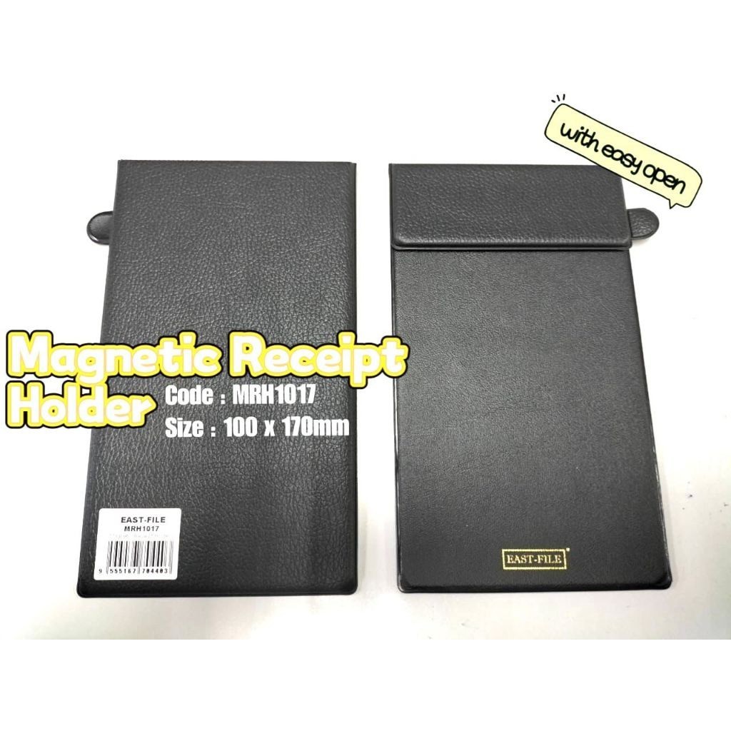 EAST-FILE MRH-1017 MAGNETIC RECEIPT HOLDER / PVC Cash Bill Holder ...