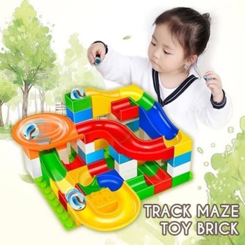 [LOMOTOYZ] Track Maze Toy Slide Track Maze/ Toy Disassembly/Marble Run ...