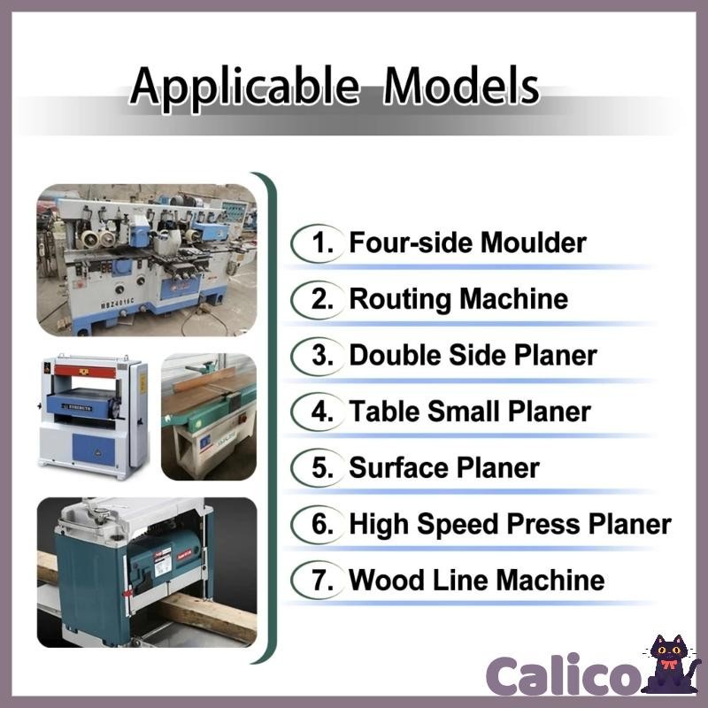 Cali 10PCS Carbide Insert Cutters Woodworking Popular Spiral Helical ...