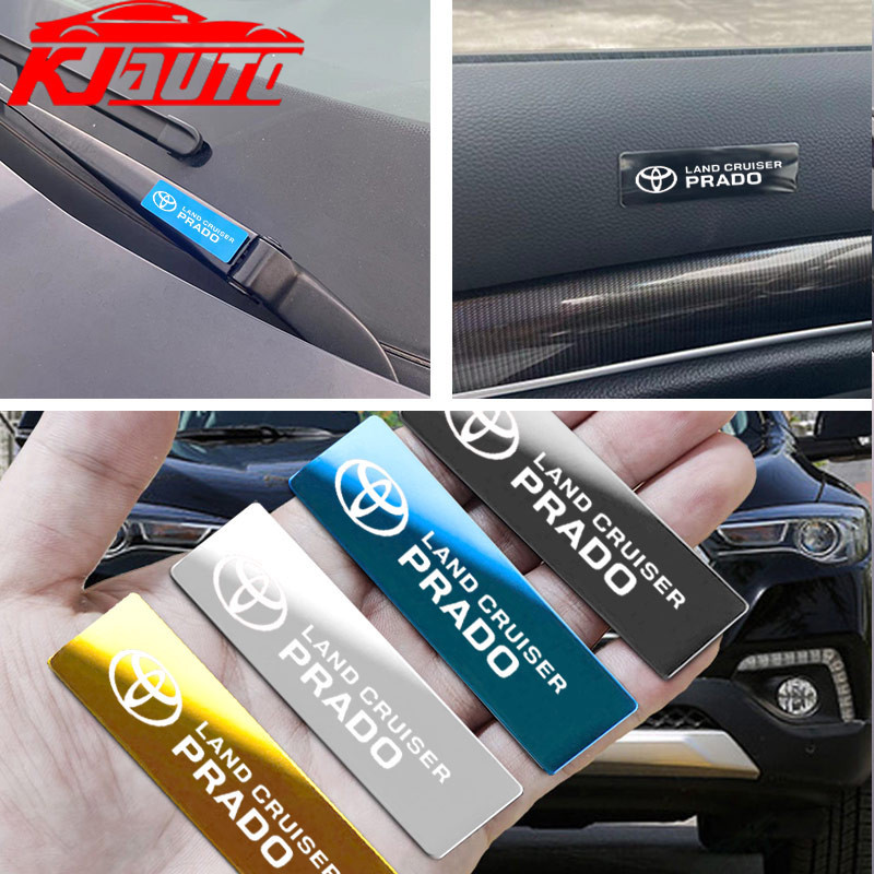 Toyota Land Cruiser Prado Car Body Fender Side Metal Emblem Sticker ...