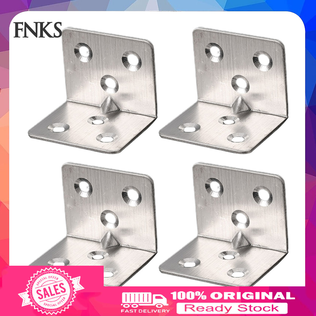 [Ready stock] 4Pcs Corner Codes 90 Degrees Strong Bearing Capacity 6 ...