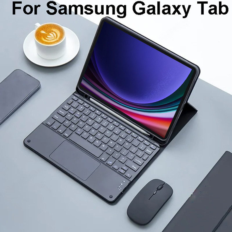 Keyboard Case for Samsung Galaxy Tab A9 Plus, Cover for Tab S8 S9 S7 S9 ...