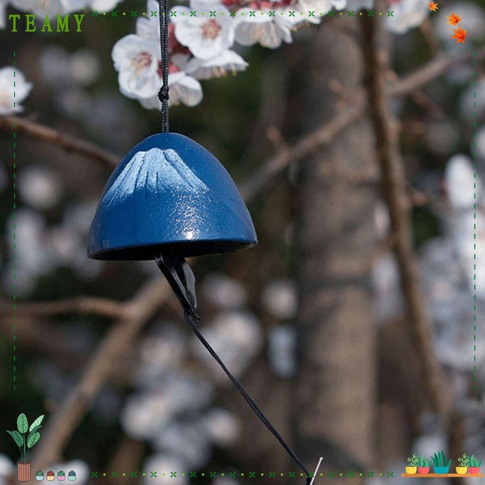 TEAMY Wind Bell, Japanese-style Cast Iron Metal Wind Chimes, Durable ...