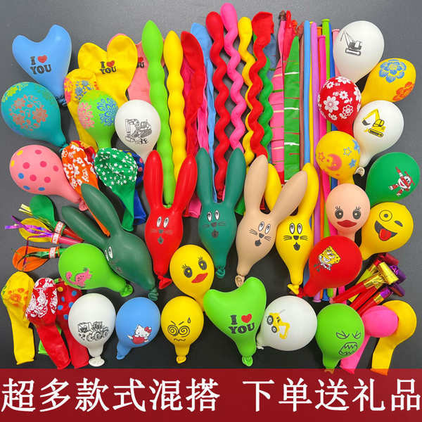 balloon stick balloon set balloon decoration set Belon kelinci tebal ...