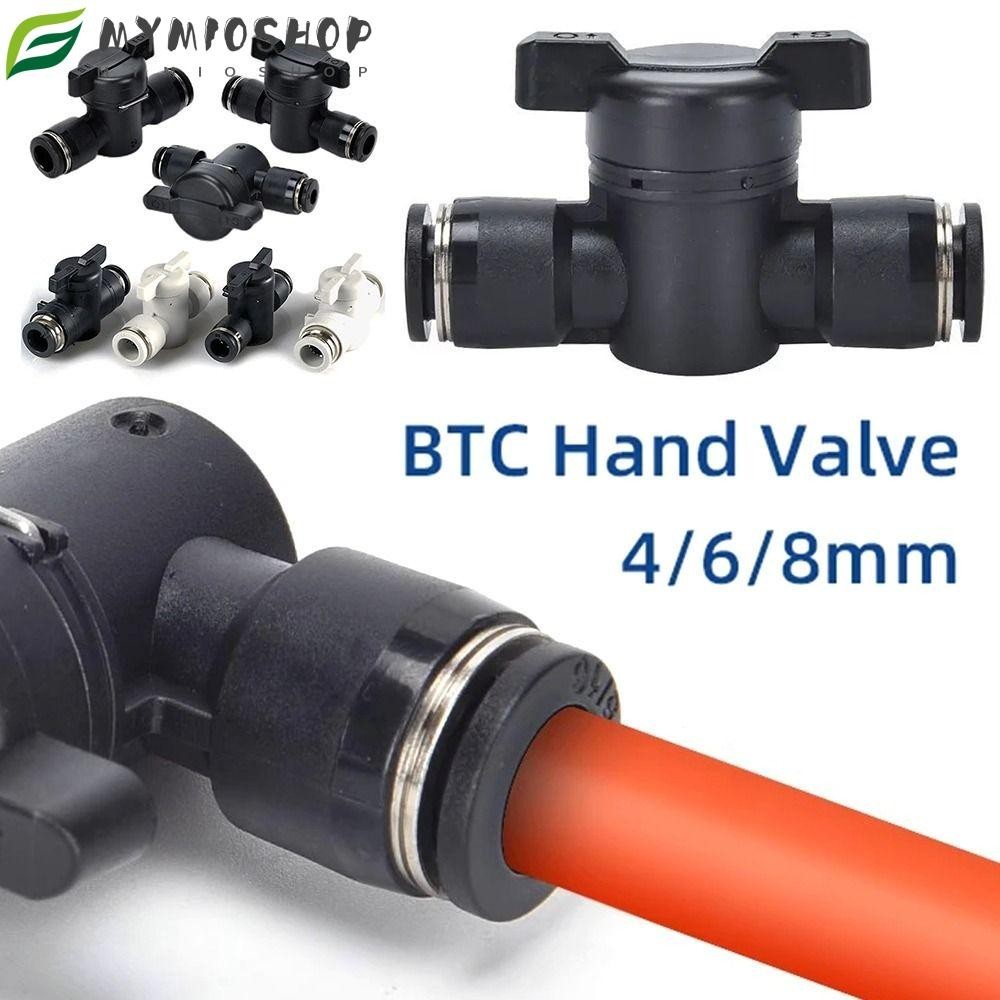 MIOSHOP 1Pcs Pneumatic Valve, 4mm 6mm 8mm Pipe Fitting Hand Valve ...