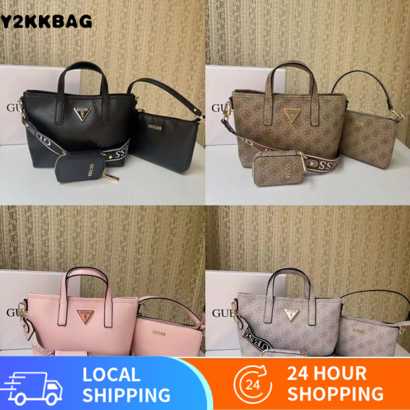 GUES'S Women's Crossbody 2 in 1 Double Tote Bag | Shopee Malaysia
