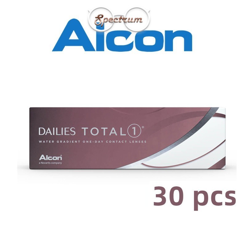 (30 PCS) Alcon Dailies Total 1 Daily Disposable Lens One Day Clear ...