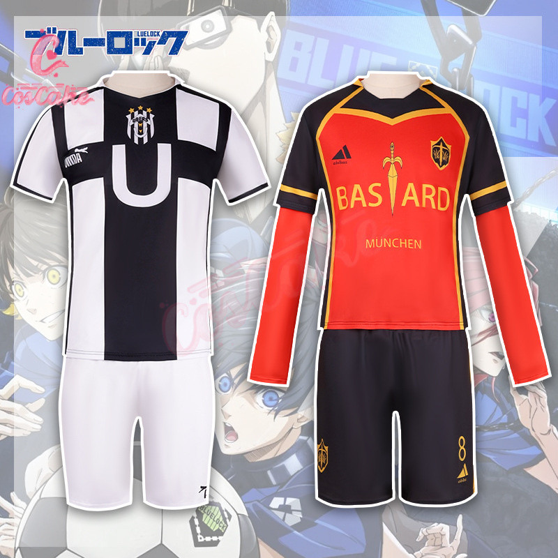 BLUELOCK Anime Animation Clothes No. 10 Germany Football Shirt Cosplay ...